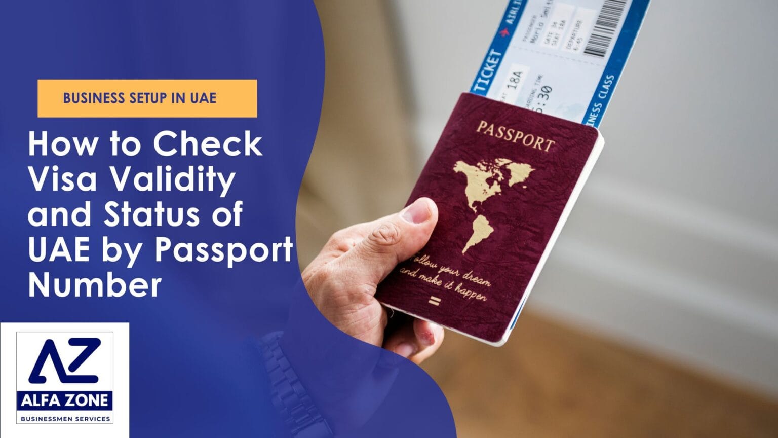 How to Check Visa Validity and Status of UAE by Passport Number - Alfazone